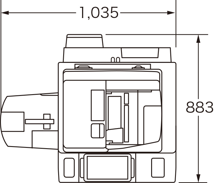 主な仕様・寸法図 / RICOH IM 9000/8000/7000 / 複写機/複合機 / 商品・サービス | リコー